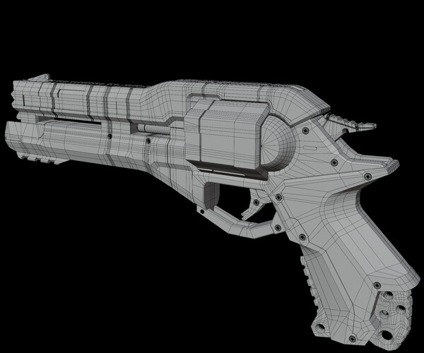 ArtStation - Deagle Weapon PBR low-poly | Game Assets