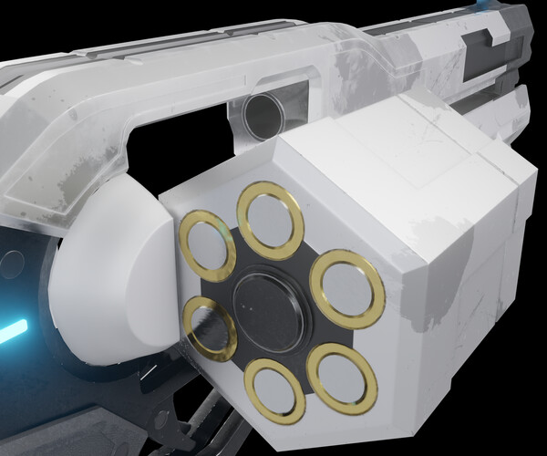 ArtStation - Deagle Weapon PBR low-poly | Game Assets