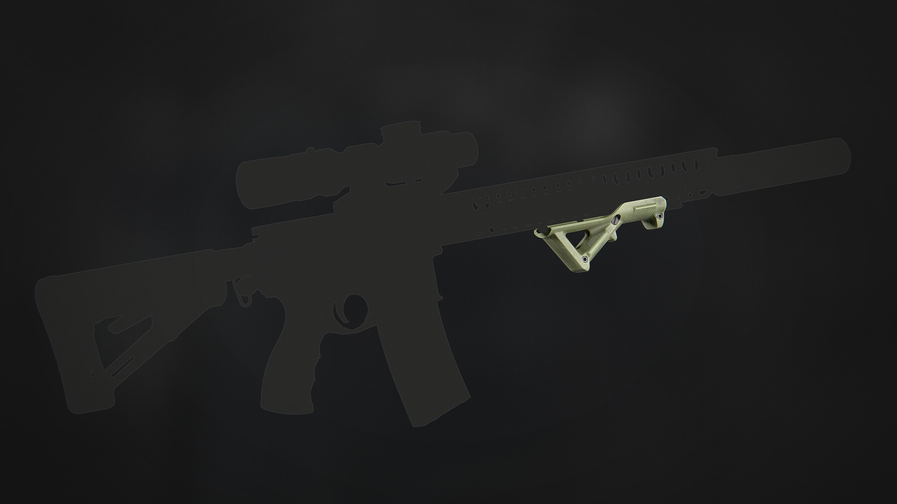 ArtStation - Magpul AFG1 | Game Assets