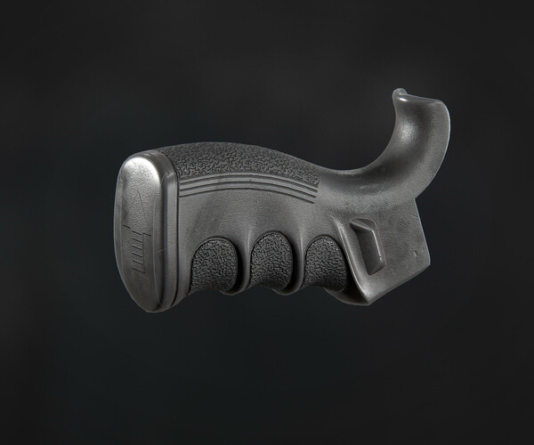 ArtStation - Trinity Force DMR Grip | Game Assets