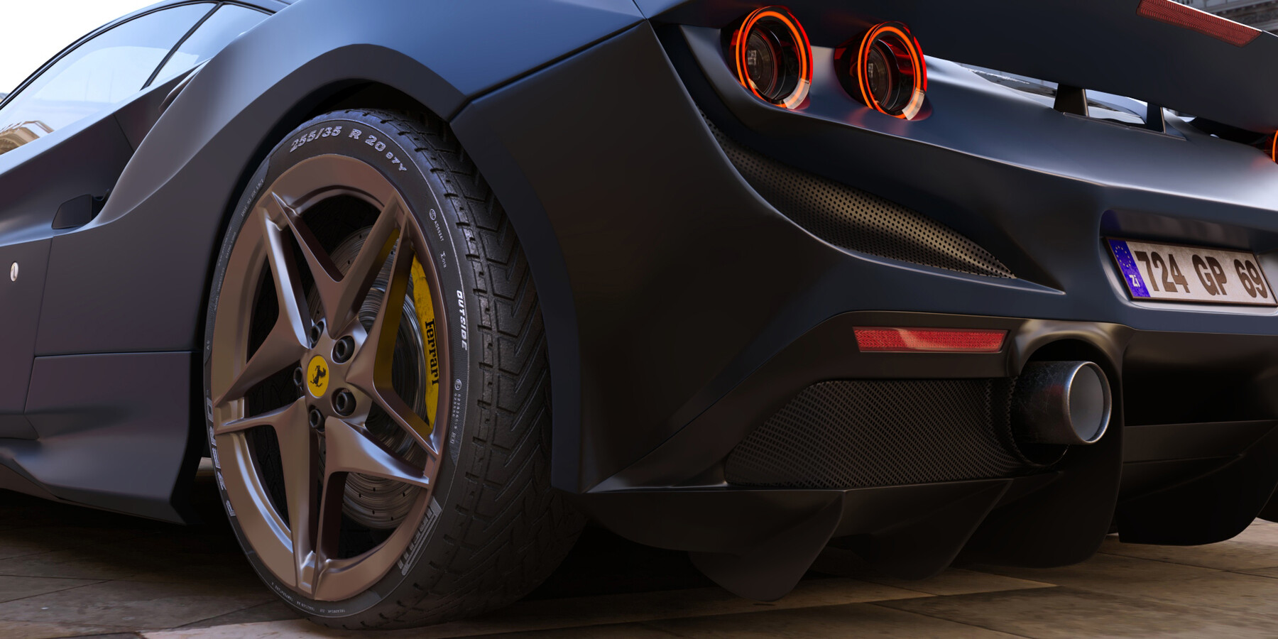 ArtStation - Ferrari F8 Tributo | Resources