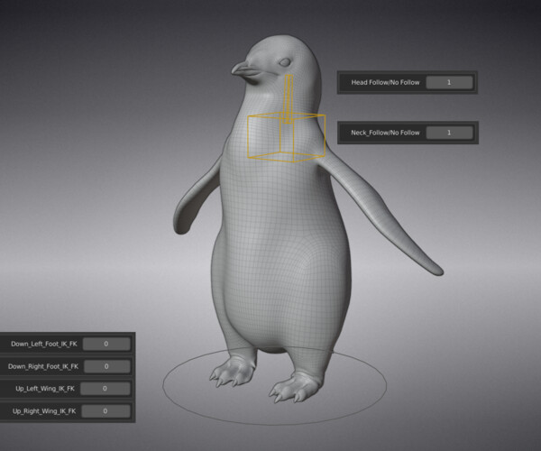 ArtStation - Baby Emperor Penguin Animated | VFX Grace | Game Assets