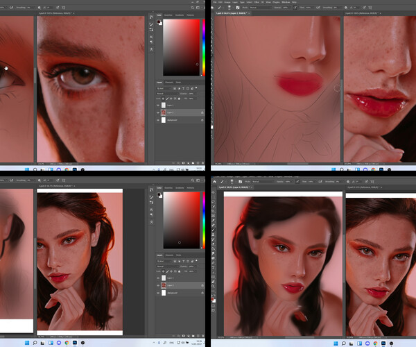 ArtStation - Portrait Painting in Photoshop Video Tutorial | Tutorials