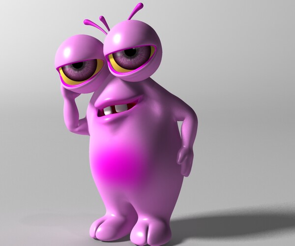 ArtStation - Cartoon Green Monster | Resources