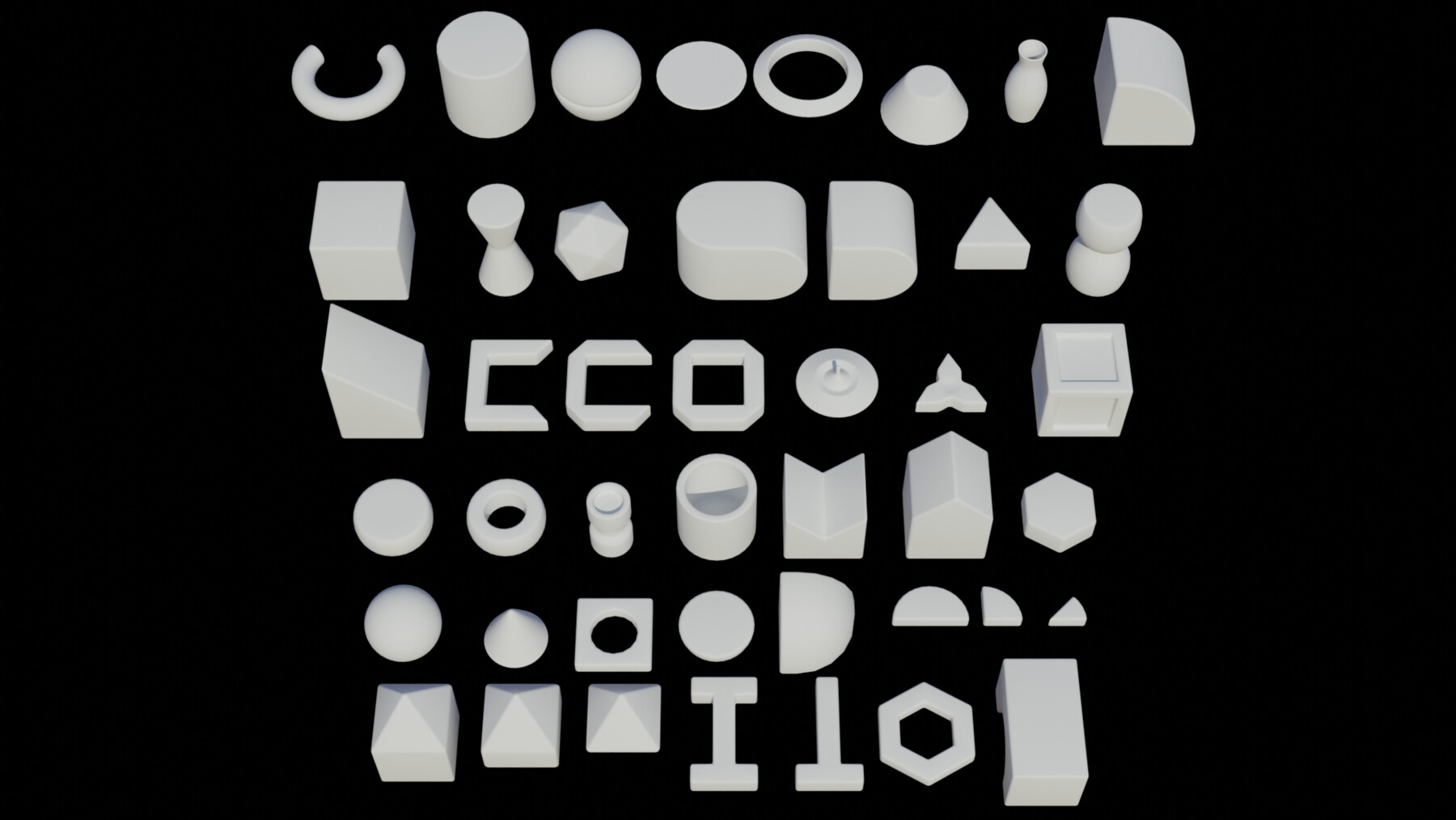 ArtStation - Simple 3d models asset pack | Resources