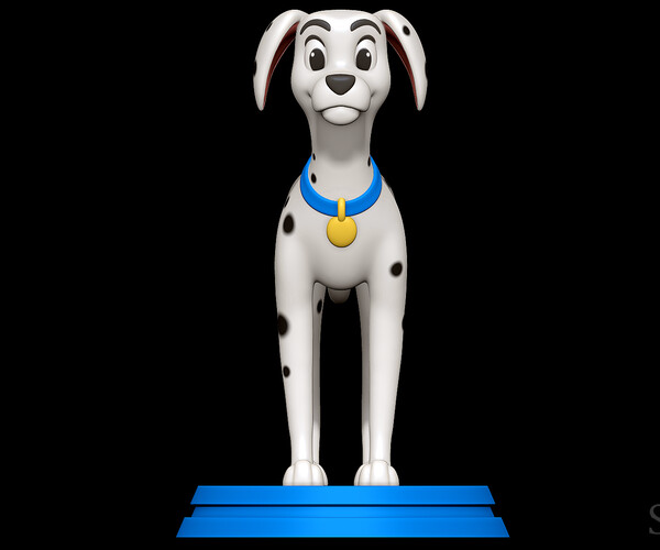 ArtStation - Perdita - 101 Dalmatians 3D print model | Resources