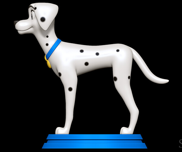 ArtStation - Perdita - 101 Dalmatians 3D print model | Resources
