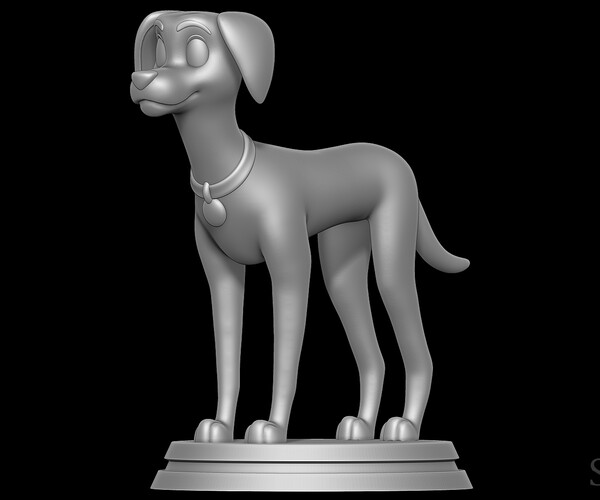 ArtStation - Perdita - 101 Dalmatians 3D print model | Resources