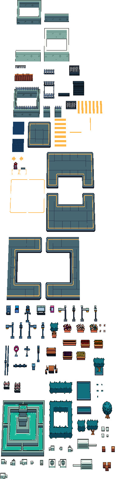 ArtStation - City Tileset Pack | Game Assets
