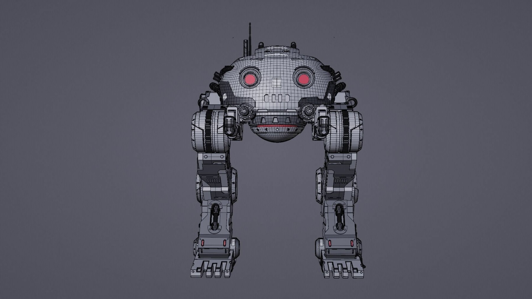 Artstation Game Ready Robot 3d Model Game Assets