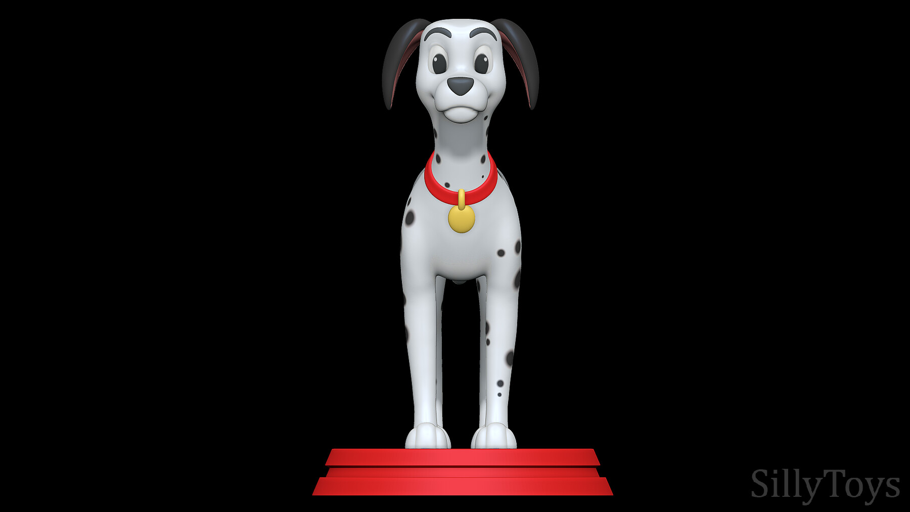 Artstation Pongo 101 Dalmatians 3d Print Model Resources