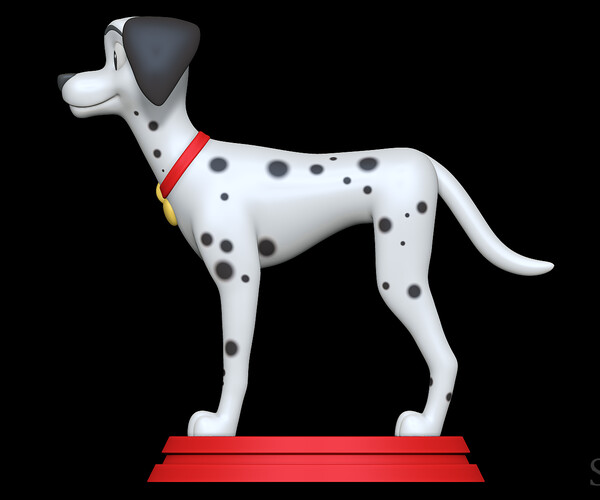 ArtStation - Pongo - 101 Dalmatians 3D print model | Resources