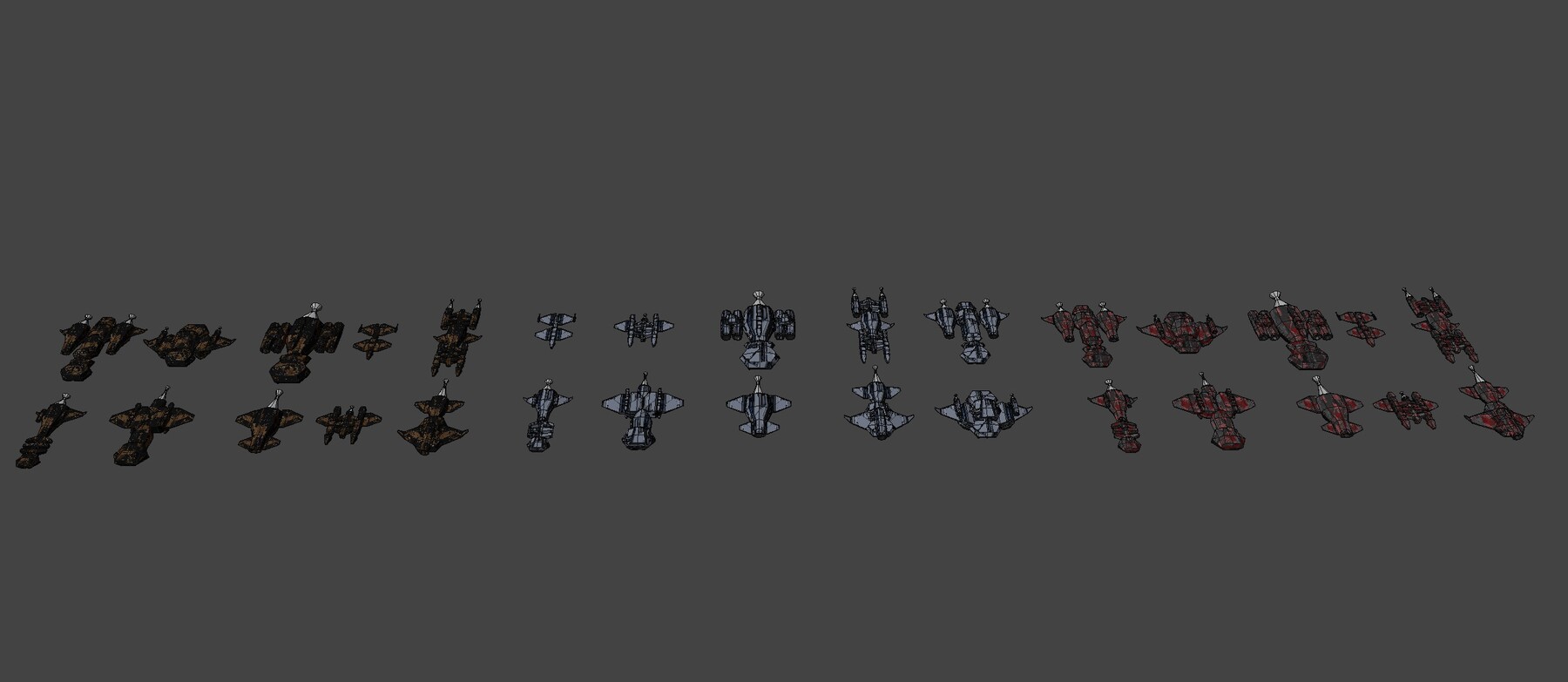 ArtStation - Spaceships Modular for Games | Game Assets