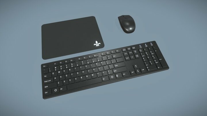 ArtStation - Computer Mouse and Keyboard | Game Assets
