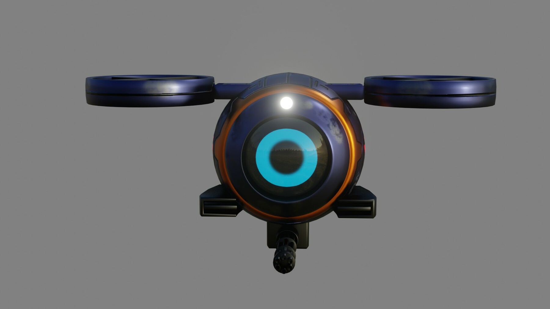 ArtStation - Sci-Fi Drone - Low Poly - Game Ready - PBR | Game Assets