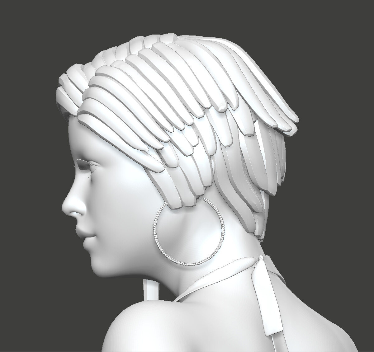 ArtStation - Female Bob Hair 01 | Resources