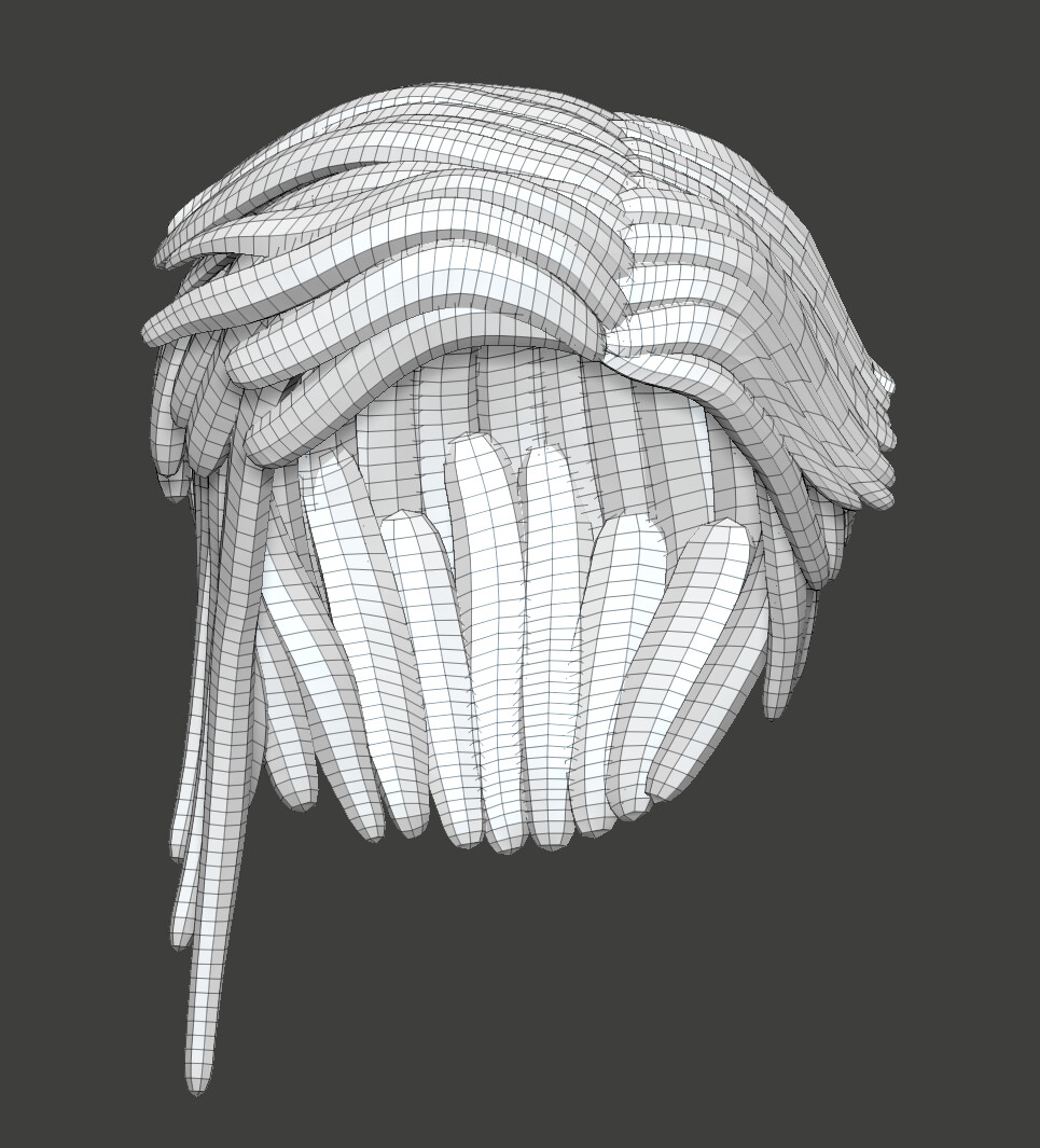 ArtStation - Female Bob Hair 01 | Resources