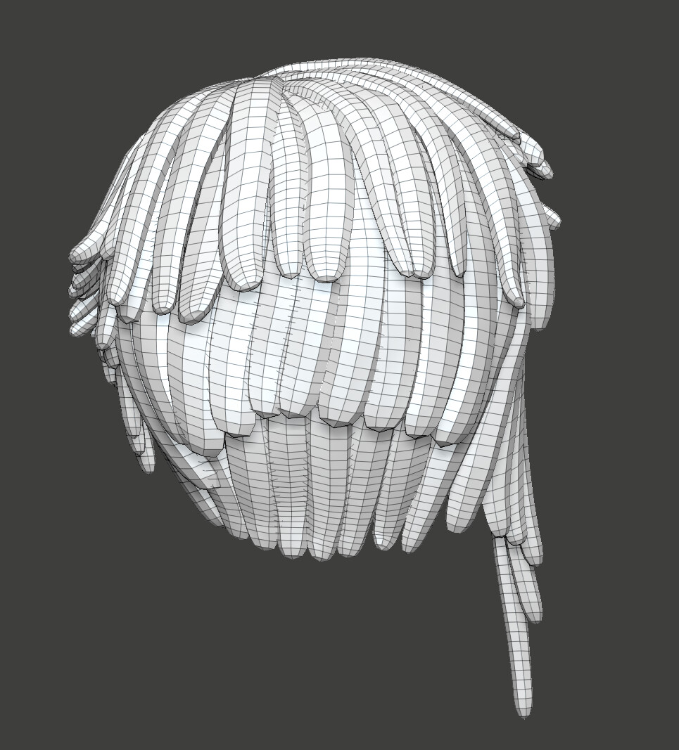 ArtStation - Female Bob Hair 01 | Resources