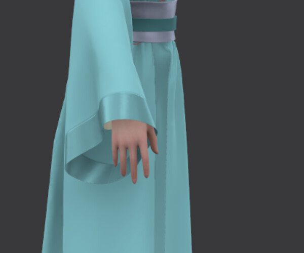 ArtStation - Ancient chinese characters HANFU suit Marvelous Designer project character clothing ...