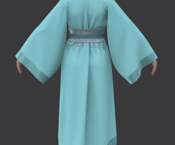 ArtStation - Ancient chinese characters HANFU suit Marvelous Designer project character clothing ...