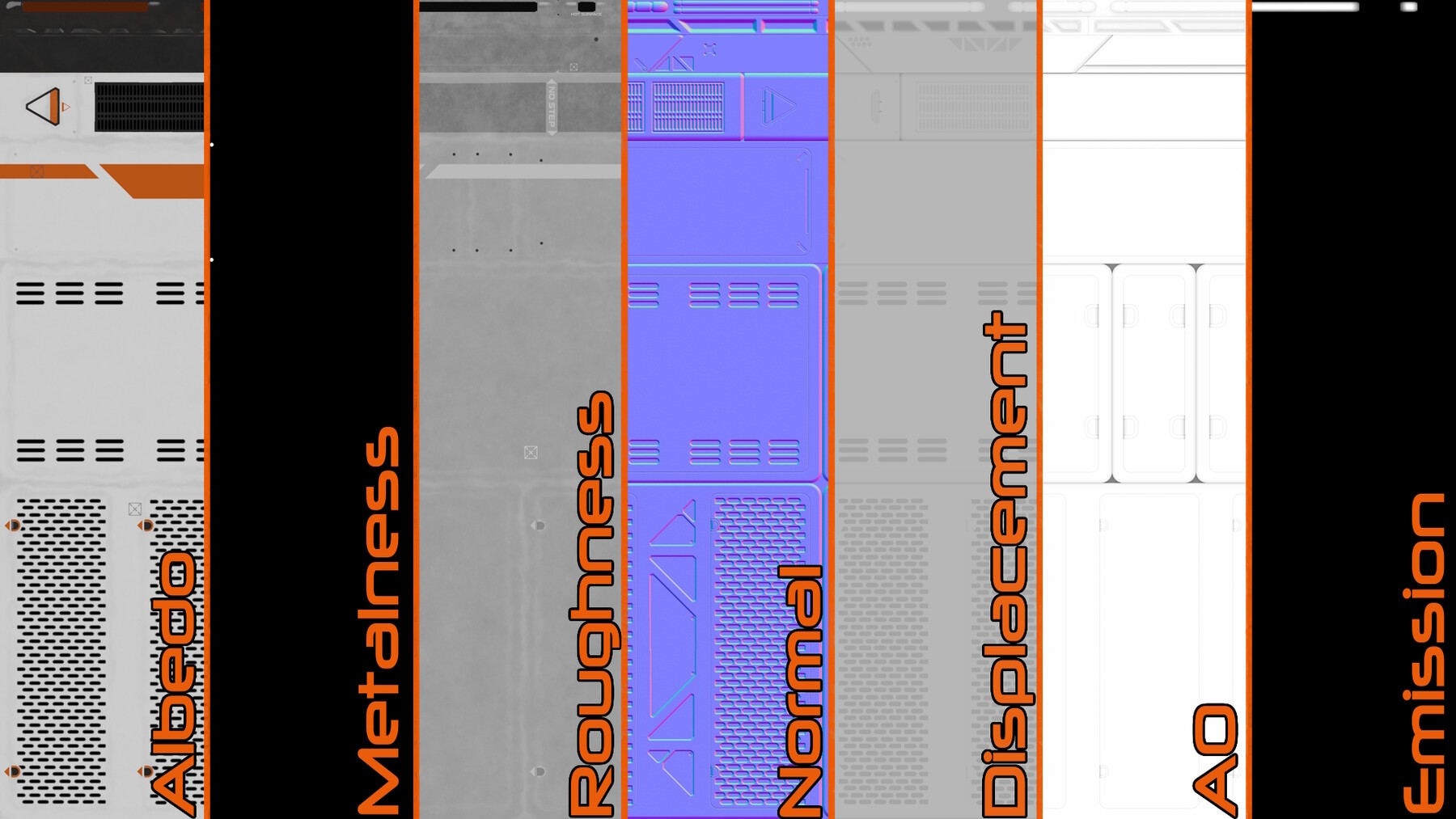 ArtStation - Sci-Fi trim sheet | Resources