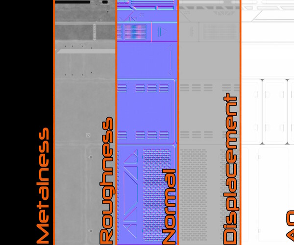 ArtStation - Sci-Fi trim sheet | Resources