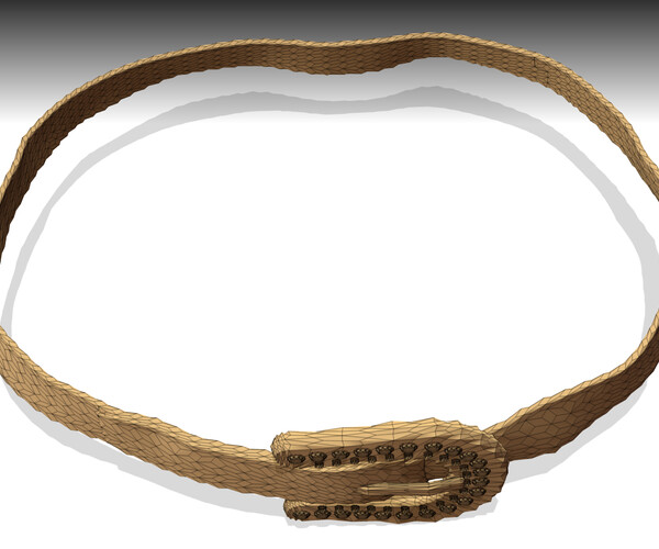 ArtStation - DIAMOND BELT TRAP BELT low-poly PBR | Game Assets