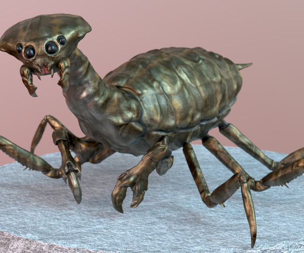 ArtStation - Skithid Insectoid Creature | Game Assets