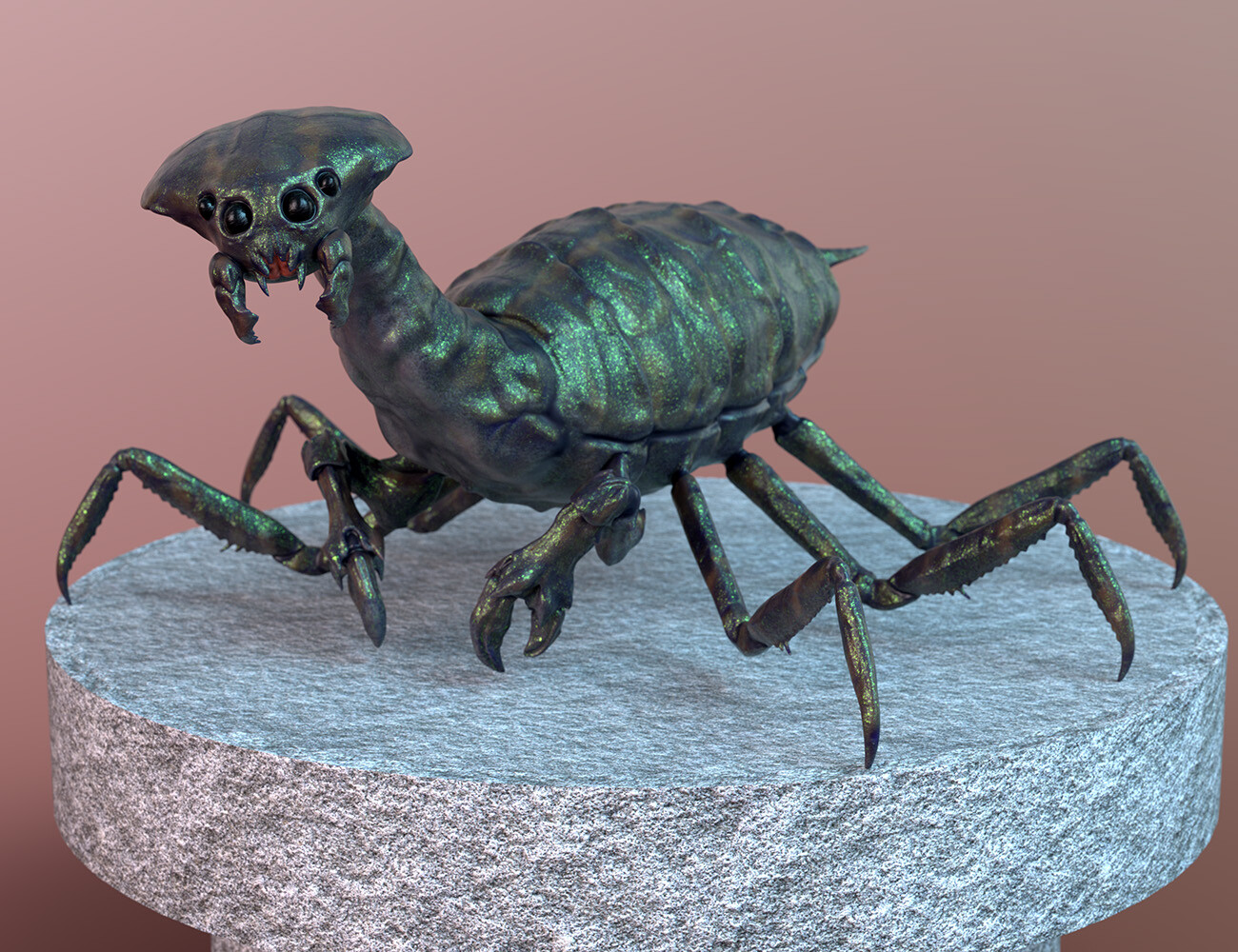 ArtStation - Skithid Insectoid Creature | Game Assets