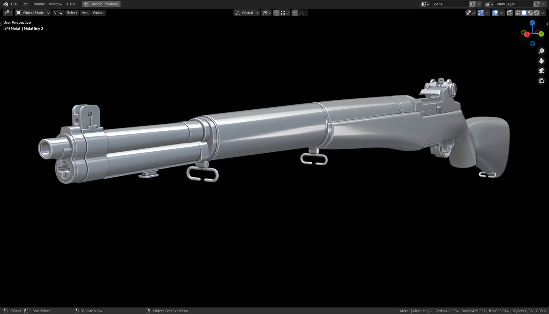 ArtStation - M1 RIFLE High Poly Prop | Resources