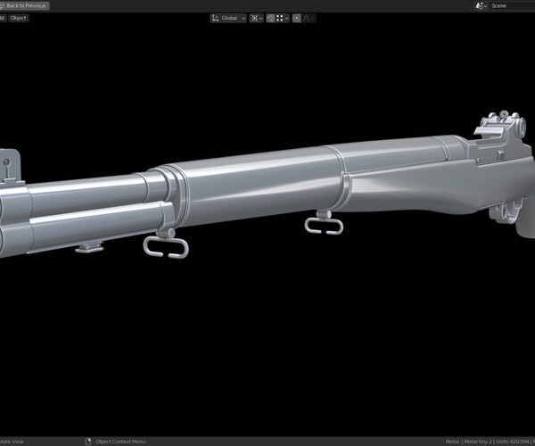 ArtStation - M1 RIFLE High Poly Prop | Resources
