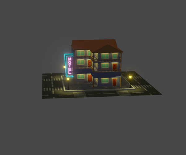 ArtStation - Motel | Game Assets