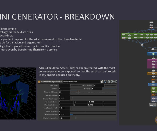 ArtStation - Procedural Foliage Generator | Tutorials