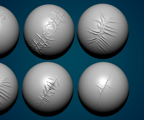 ArtStation - Alpha package for imitating cloth folds | Brushes