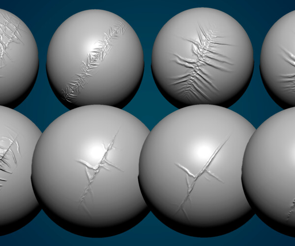 ArtStation - Alpha package for imitating cloth folds | Brushes