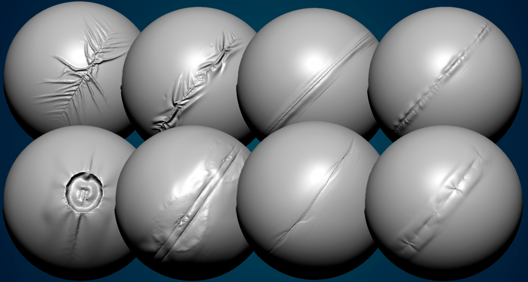 ArtStation - Alpha package for imitating cloth folds | Brushes