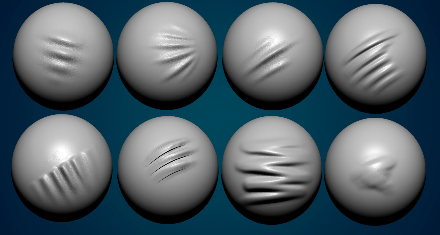 ArtStation - Alpha package for imitating cloth folds | Brushes