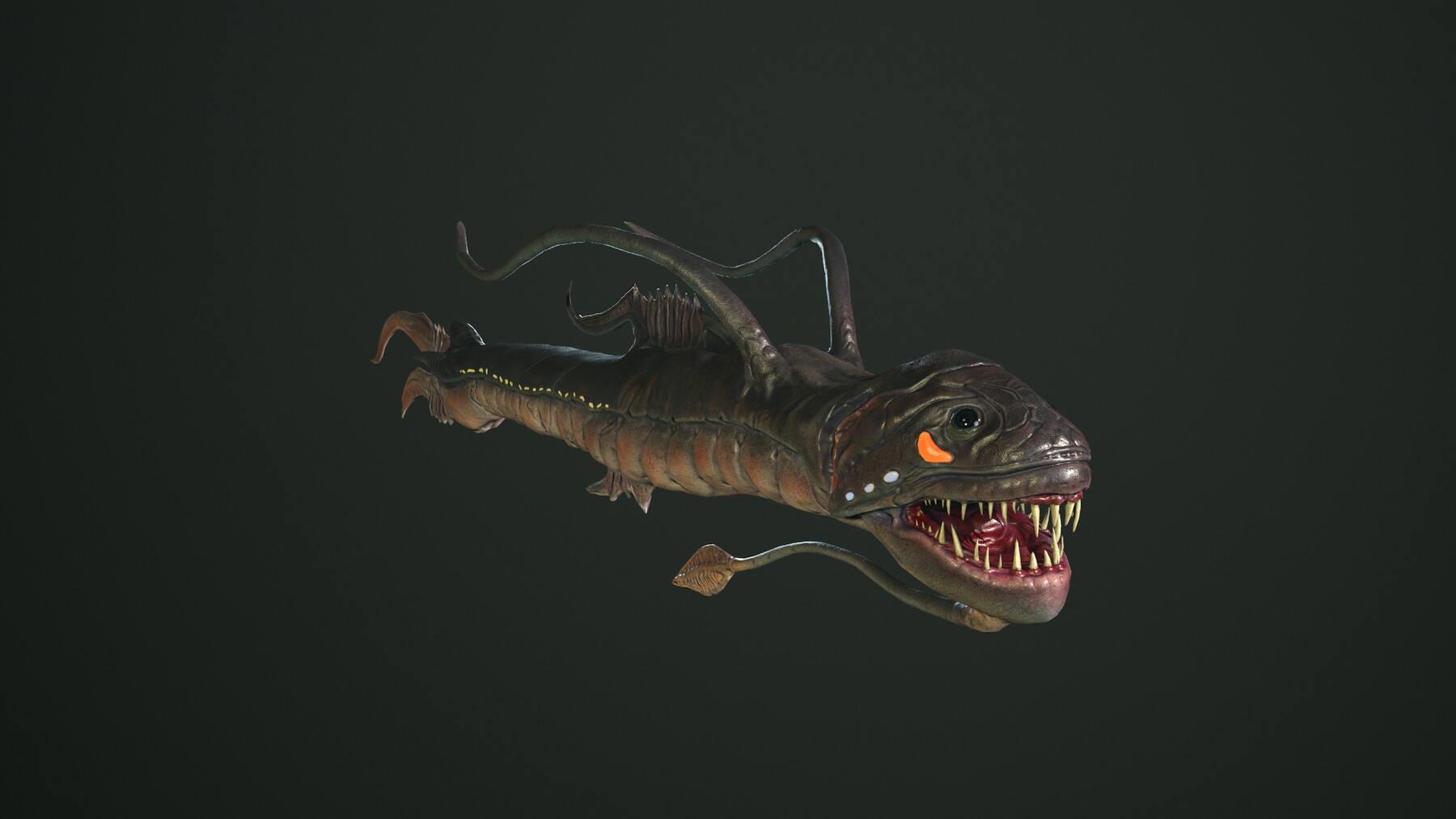 ArtStation - Fish Monster - Dragon Fish | Game Assets