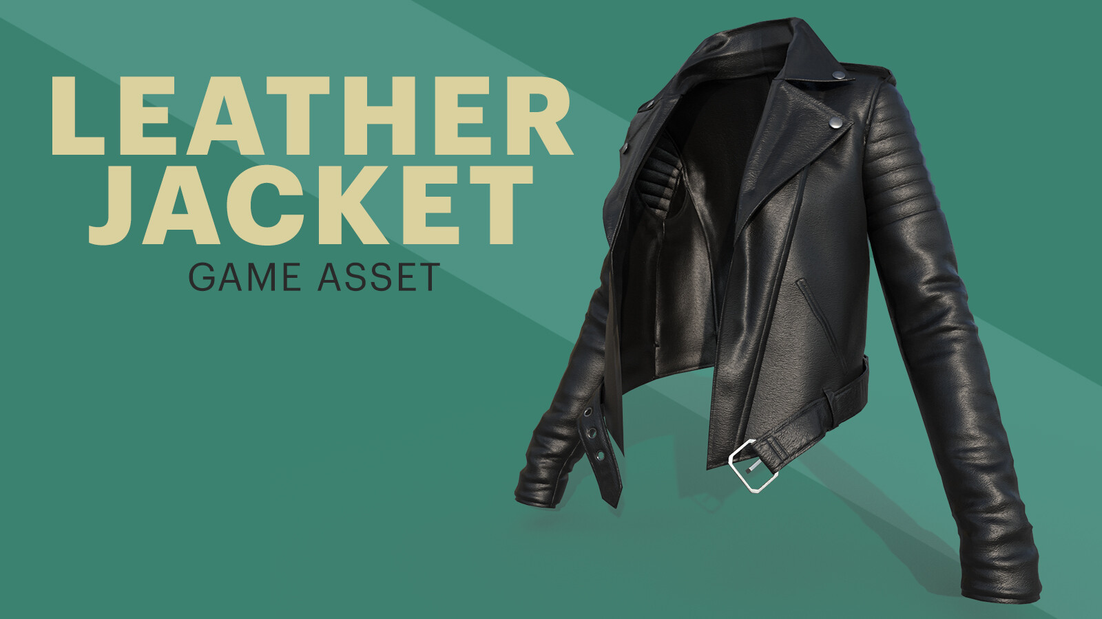 ArtStation - Leather Jacket - Game asset | Game Assets