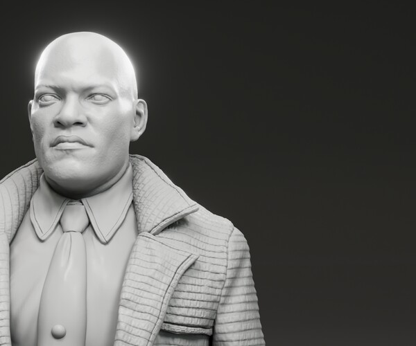 ArtStation - Laurence Fishburne - Morpheus - The Matrix | Resources
