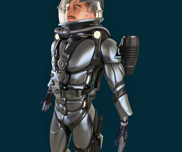 ArtStation - Futuristic Diver | Game Assets