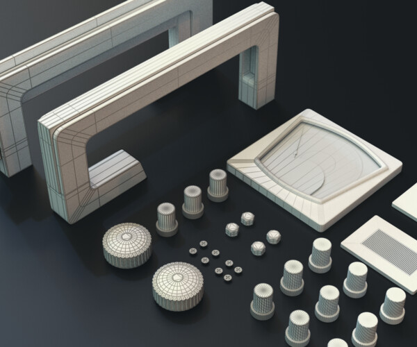 ArtStation - Modular Dashboard, Interface and Panels | Game Assets