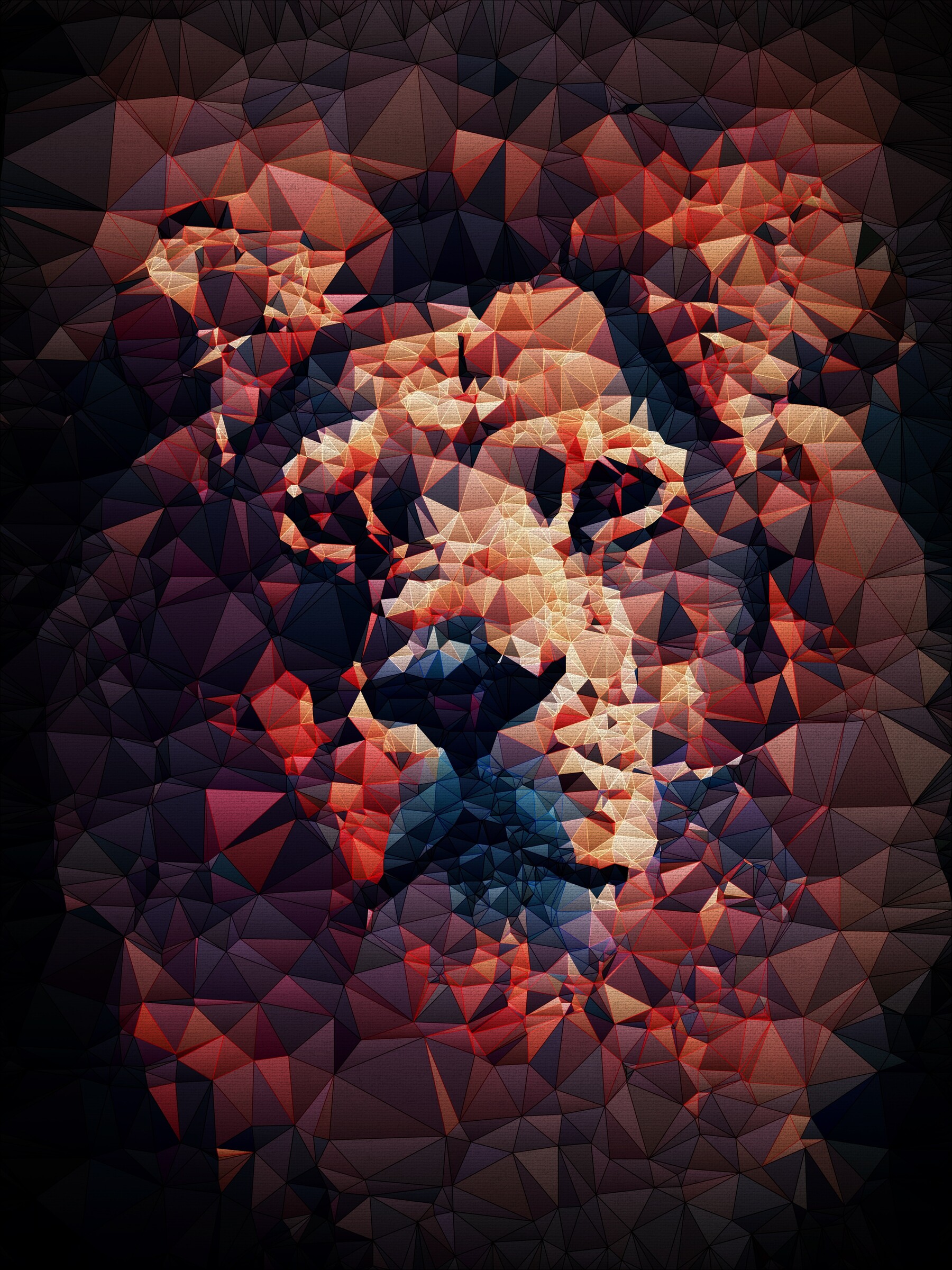 ArtStation - Lion Low Poly Art | Artworks