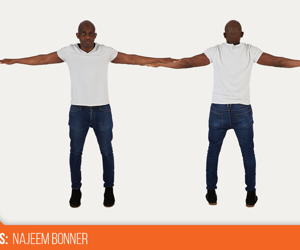 ArtStation - T-POSE & DETAILS | Male Photo References | Najeem Bonner ...