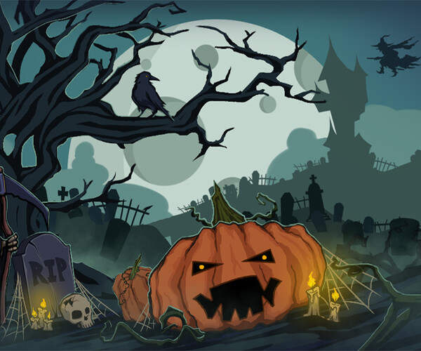 ArtStation - Dark Themed 2D pack | Game Assets