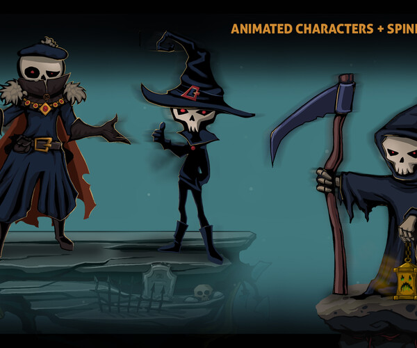 ArtStation - Dark Themed 2D pack | Game Assets