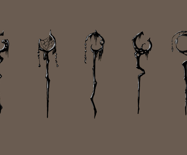 ArtStation - magic staff | Game Assets