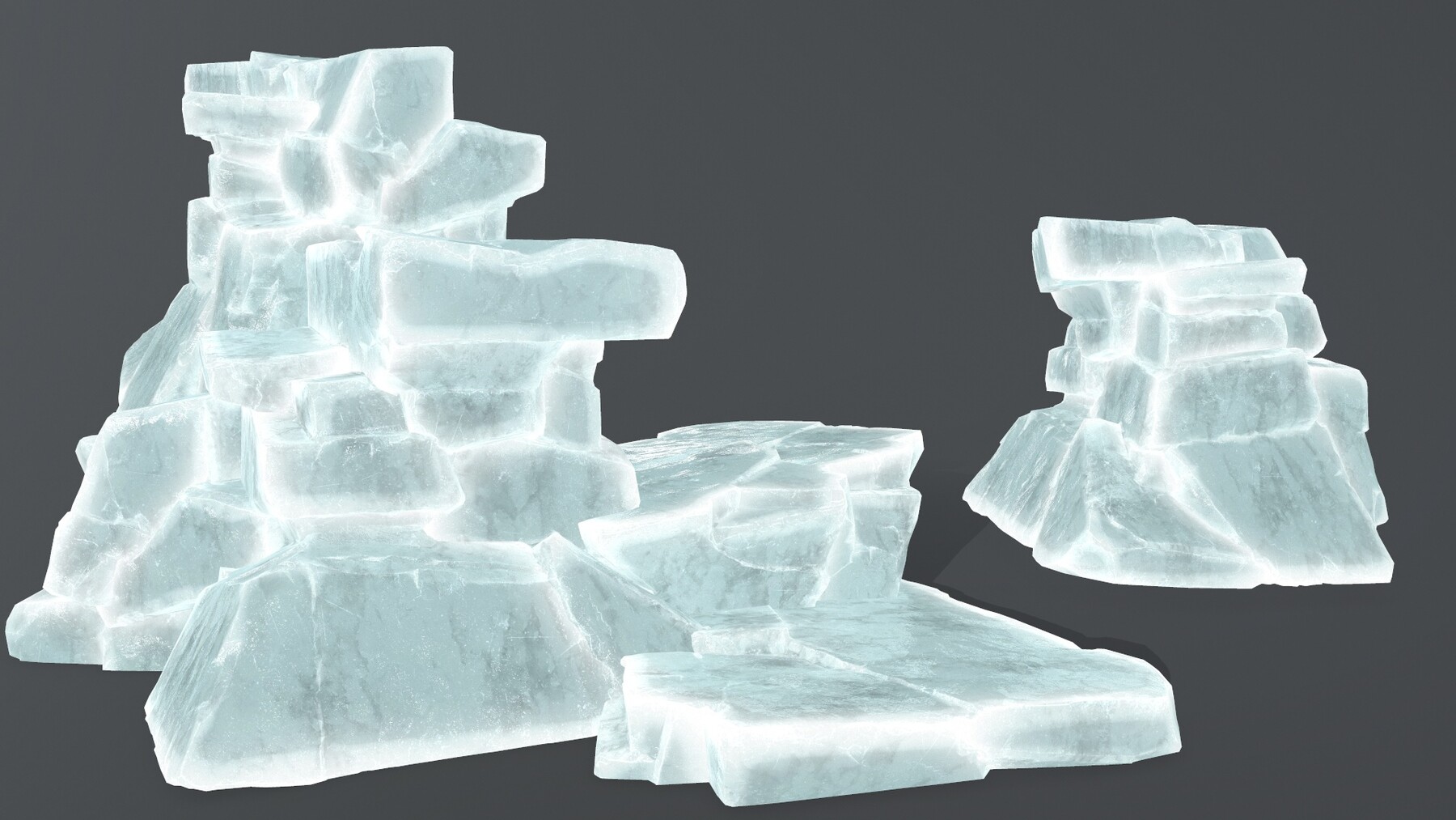 ArtStation - ice set | Game Assets