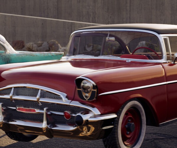 ArtStation - Vintage Car vol 1 for Unreal Engine | Game Assets