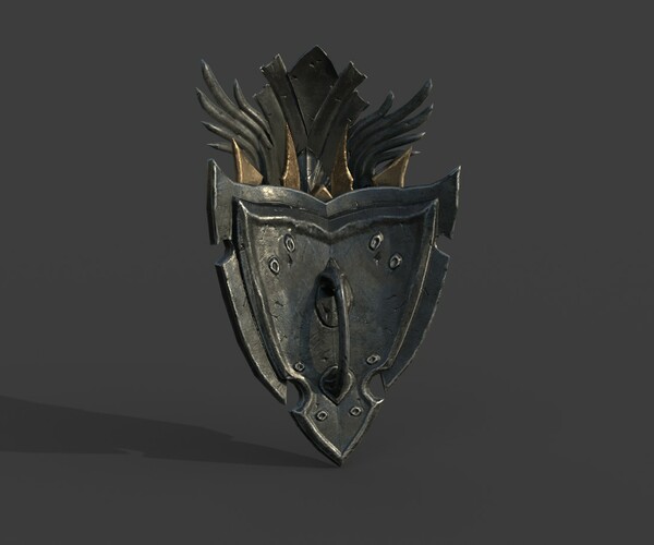 ArtStation - Shield Models 01 and 02 | Game Assets